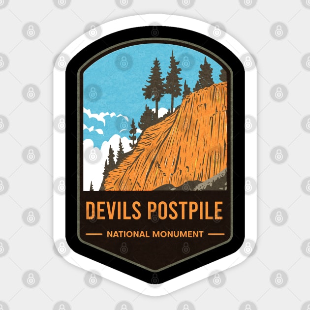 Devils Postpile National Monument - Devils Postpile National Monument - Sticker | TeePublic
